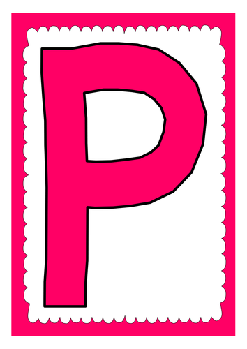 PINK PHONICS DISPLAY POSTERS TEACHING RESOURCES LITERACY ENGLISH EYFS ...