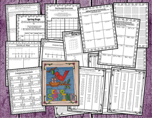 Spring Math Pack for 5th Grade | Teaching Resources