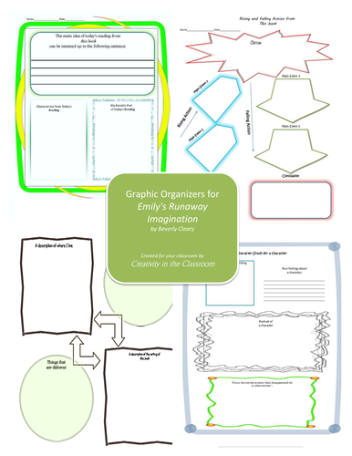 Graphic Organizers for Emily's Runaway Imagination | Teaching Resources