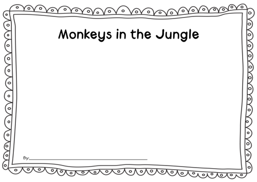 5 FIVE LITTLE MONKEYS NUMBER RHYME TEACHING RESOURCE MATHS EYFS KS1 ...