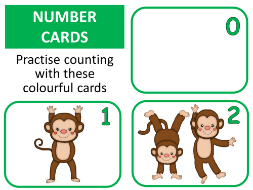 5 FIVE LITTLE MONKEYS NUMBER RHYME TEACHING RESOURCE MATHS EYFS KS1 ...