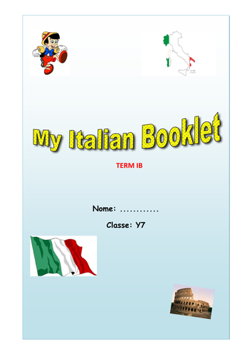 Italian School Booklet | Teaching Resources