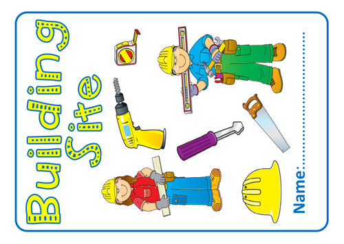 BUILDING SITE CONSTRUCTION ROLE PLAY TEACHING RESOURCES EYFS KS1 ...