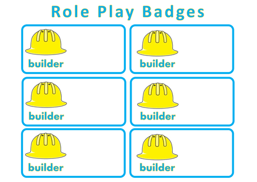 BUILDING SITE CONSTRUCTION ROLE PLAY TEACHING RESOURCES EYFS KS1 ...