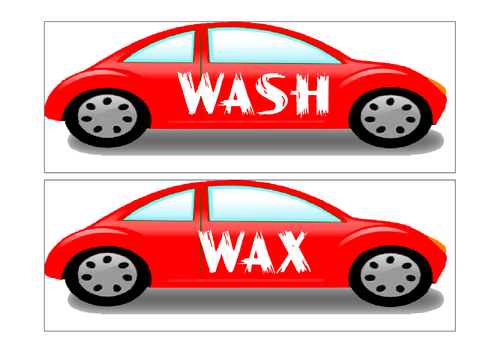 GARAGE CAR WASH ROLE PLAY TEACHING RESOURCES EYFS KS1-2 | Teaching ...