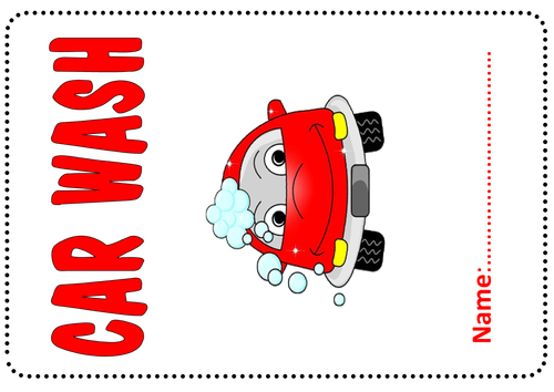 GARAGE CAR WASH ROLE PLAY TEACHING RESOURCES EYFS KS1-2 | Teaching ...