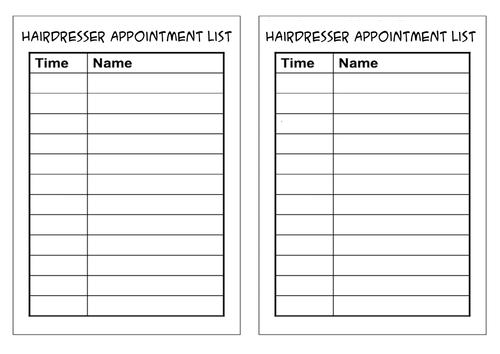 HAIRDRESSERS ROLE PLAY TEACHING RESOURCES SCIENCE EYFS KEY STAGE 1-2 CULTURE by - UK Teaching ...