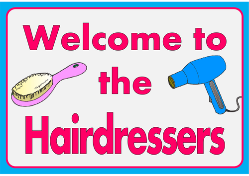 HAIRDRESSERS ROLE PLAY TEACHING RESOURCES SCIENCE EYFS KEY STAGE 1-2 ...