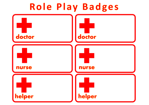 HOSPITAL ROLE PLAY TEACHING RESOURCES EARLY YEARS KEY STAGE 1-2 HUMAN ...