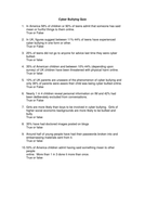 Cyber Bullying - anti-bullying - online bullying - anti-bullying week ...