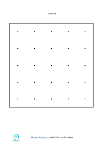 printable geoboards by - UK Teaching Resources - TES