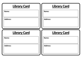 LIBRARY ROLE PLAY TEACHING RESOURCES EARLY YEARS KEY STAGE 1-2 READING ...