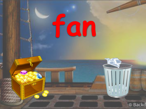 Treasure and Trash Phonics Practice Game | Teaching Resources