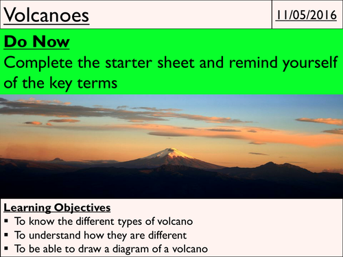 Volcanoes | Teaching Resources