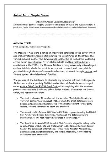 Animal Farm KS3 KS4 SOW & Resources Writing novel | Teaching Resources