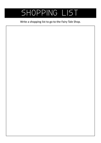 FAIRY TALES SHOP ROLE PLAY TEACHING RESOURCES EYFS KS1-2 ENGLISH ...