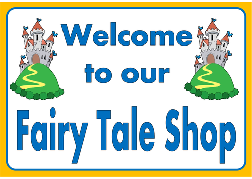 FAIRY TALES SHOP ROLE PLAY TEACHING RESOURCES EYFS KS1-2 ENGLISH ...