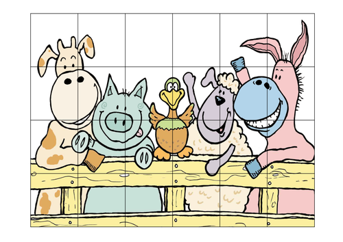FARMER IN THE DEN TEACHING RESOURCES FARM ANIMALS ROLE PLAY READING ...