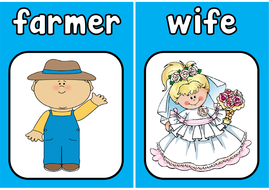 FARMER IN THE DEN TEACHING RESOURCES FARM ANIMALS ROLE PLAY READING ...