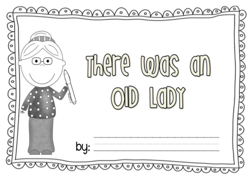 NURSERY RHYME- THERE WAS AN OLD LADY WHO SWALLOWED FLY - LITERACY ...