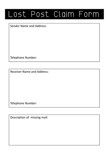 POST OFFICE ROLE PLAY TEACHING RESOURCES EARLY YEARS KEY STAGE 1-2 ...