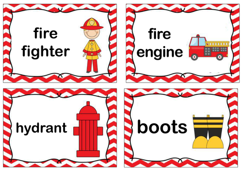 FIRE SAFETY + ROLE PLAY TEACHING RESOURCES DISPLAY EARLY YEARS KS1-2 ...