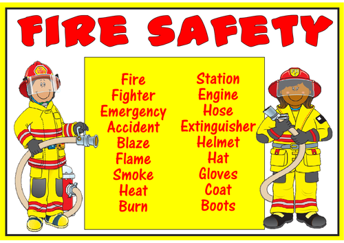 FIRE SAFETY + ROLE PLAY TEACHING RESOURCES DISPLAY EARLY YEARS KS1-2 ...