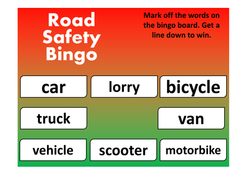 ROAD SAFETY TEACHING RESOURCES ROLE PLAY CHILD MINDER DISPLAY, EYFS, KS ...