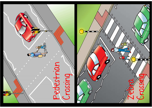 ROAD SAFETY TEACHING RESOURCES ROLE PLAY CHILD MINDER DISPLAY, EYFS, KS ...