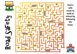 ROAD SAFETY TEACHING RESOURCES ROLE PLAY CHILD MINDER DISPLAY, EYFS, KS ...