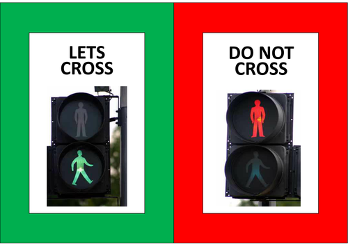 ROAD SAFETY TEACHING RESOURCES ROLE PLAY CHILD MINDER DISPLAY, EYFS, KS ...