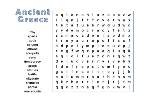 ANCIENT GREECE - GREEKS - HISTORY KEY STAGE 2 ATHENS SPARTA GODS ...
