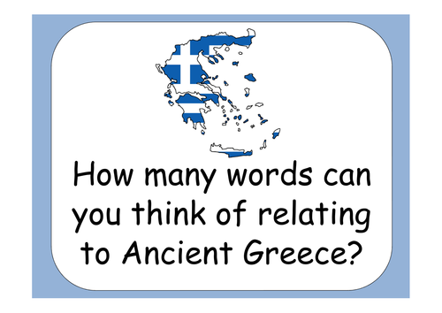 ANCIENT GREECE - GREEKS - HISTORY KEY STAGE 2 ATHENS SPARTA GODS ...