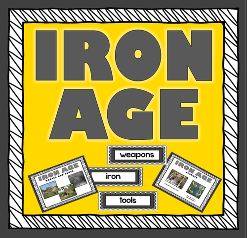 IRON AGE TEACHING RESOURCES HISTORY KEY STAGE 2 TOOLS WEAPONS DISPLAY ...