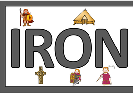 IRON AGE TEACHING RESOURCES HISTORY KEY STAGE 2 TOOLS WEAPONS DISPLAY ...