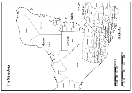 ANCIENT MAYA TEACHING RESOURCES HISTORY KEY STAGE 2 DISPLAY PACK ...