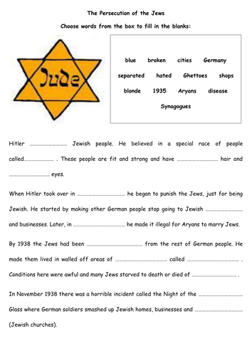 Jewish Persecution | Teaching Resources