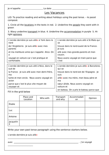 FRENCH - HOLIDAYS - Les Vacances-Location-Transport-Accommodation ...