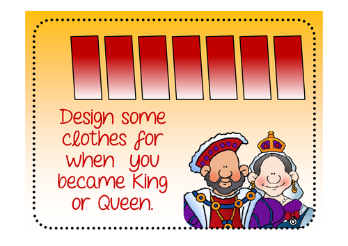 KINGS AND QUEENS TEACHING RESOURCES KEY STAGE 1-2 HISTORY DISPLAY ROLE ...