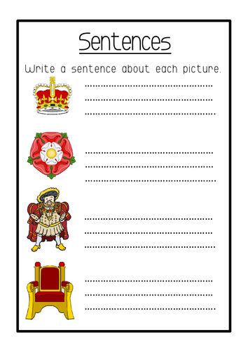 TUDORS TEACHING RESOURCES, HISTORY KEY STAGE 2 HENRY VIII ELIZABETH I ...