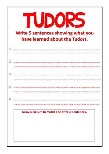 TUDORS TEACHING RESOURCES, HISTORY KEY STAGE 2 HENRY VIII ELIZABETH I ...