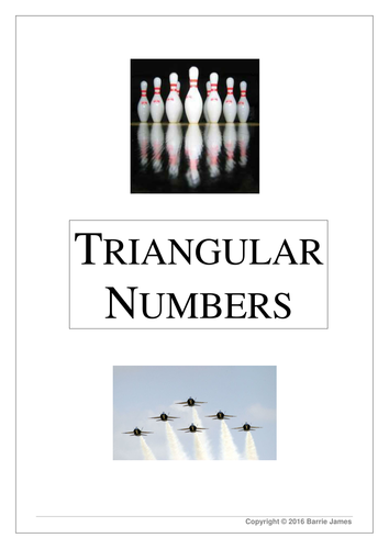 Sequences: Triangular Numbers - the complete resource | Teaching Resources