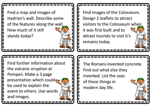 ANCIENT ROMANS TEACHING RESOURCES HISTORY KEY STAGE 2 ROME CAESAR ...