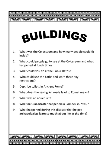 ANCIENT ROMANS TEACHING RESOURCES HISTORY KEY STAGE 2 ROME CAESAR ...