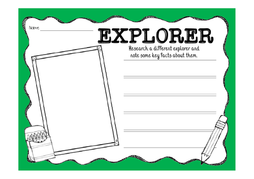 EXPLORERS TEACHING RESOURCES HISTORY GEOGRAPHY key stage 2 WORLD TRAVEL ...