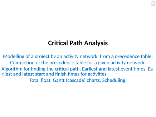 Decision Mathematics 1 PowerPoint Pack | Teaching Resources
