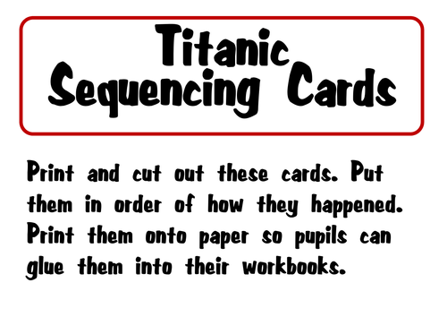 TITANIC TEACHING RESOURCES AND MUSEUM ROLE PLAY KEY STAGE 2 HISTORY ...
