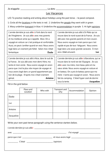 FRENCH - HOLIDAYS - Les Vacances-Location-Transport-Accommodation ...