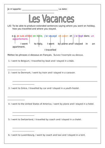 FRENCH - HOLIDAYS - Les Vacances-Location-Transport-Accommodation ...