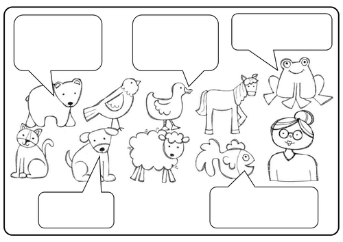 BROWN BEAR WHAT DO YOU SEE STORY TEACHING RESOURCES EYFS COLOURS ...